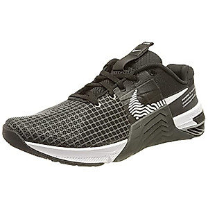 NIKE Women's Running Shoe, Black White Dk Smoke Grey Smok, 9.5