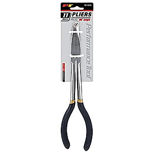 Performance Tool W1046 11-Inch Long Reach 90-Degree Bent Long Nose Pliers