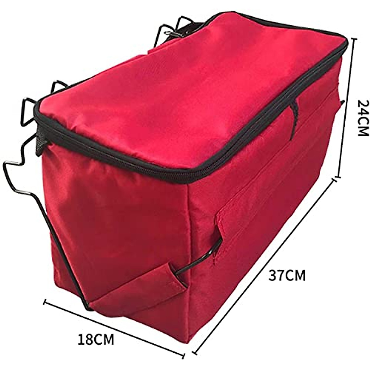 Push Pull Wagons Food Cooler Bag Folding Outdoor Trolley Cart Accessories Cooler Ice Bags for Beach Park Camping Picnic Provide Cold Beverages