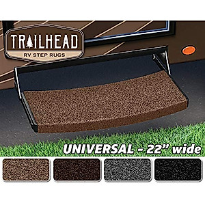 Prest-O-Fit 2-0223 Obsidian Black RV Step Rug