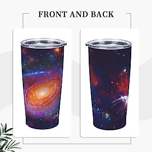 IYERSKD Moon Starry Galaxy 20 oz Stainless Steel Tumbler Vacuum Insulated Leakproof Travel Mug for Car Office Gym