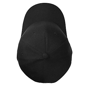 Falari Baseball Cap Adjustable Size for Running Workouts and Outdoor Activities All Seasons (1pc Black)
