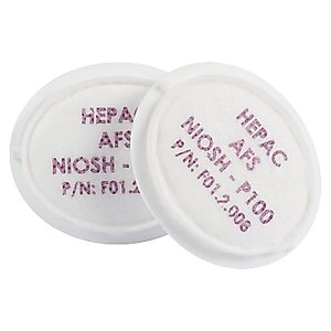 Trend Replacement P100 Filters (1 Pair) for the Trend Air Stealth Half Mask, HEPAC Filtration, NIOSH P100, APF10 x WEL, STEALTH/4,White