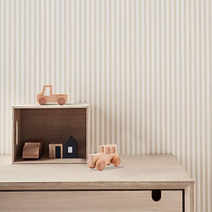 2PC Truck Shape Wooden Rattles Baby Teether Toys Montessori Inspired Teething Push Toys Perfect Shower Gift for Baby