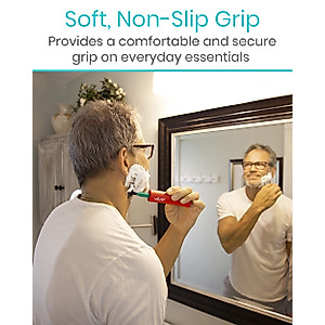 Vive Foam Tubing (9 Pack) - Utensil Padding Grips - Spoon, Fork Round Hollow Medical Closed Cell Tube - Cut to Length - Provides Wider, Larger Grip Pipe Tool for Dexterity, Disabled, Elderly