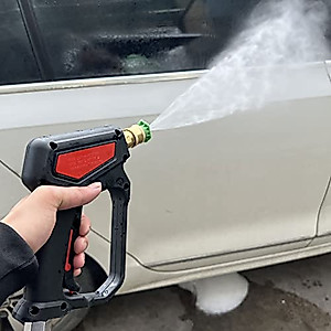 RIDGE WASHER Pressure Washer Gun 5000 PSI, 12 GPM, High Pressure Spray Gun with 1/4" Quick Connector, 3/8'' Quick Connect, M22-14mm and M22-15mm Fitting