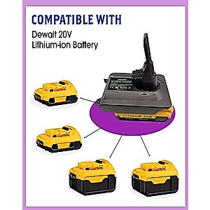 MAKBOS for Dyson V7V8 for Dewalt 20V60V Battery Adapter,for Dyson V7V8 Series V7V8 Absolute V7V8 Animal V7V8 Fluffy V7V8 Motorhead