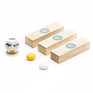 Tummple - Wooden Block Stacking Tower Game – Fun Party Game & Family Board Game for Kids, Teens, & Adults – STEM Educational Game