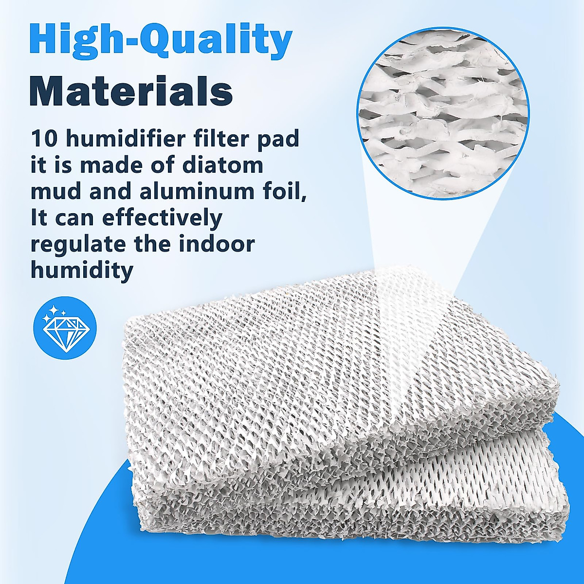 Sxkxm 10 Water Panel Humidifier Filter Humidifier Pad Compatible with Lennox Healthy Climate #10 X2660 Fits WB2-12 WB2-12A HCWB2-12 HCWB2-12A WB3-12 WB3-12A HCWB3-12 HCWB3-12A Humidifiers