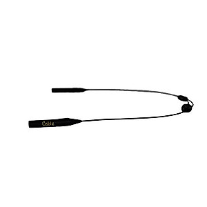 Cablz Skinnyz Original Eyewear Retainer | Black Stainless Cable Eyewear Retainer Strap | 14 inch - Extra Small End