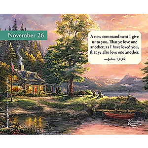 Thomas Kinkade Studios Perpetual Calendar with Scripture