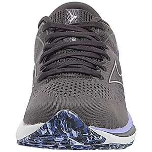 Mizuno Women's Wave Rider 25 | neutral Support Running Shoe |Eco Friendly Materials | Blackened Pearl | US 8.5