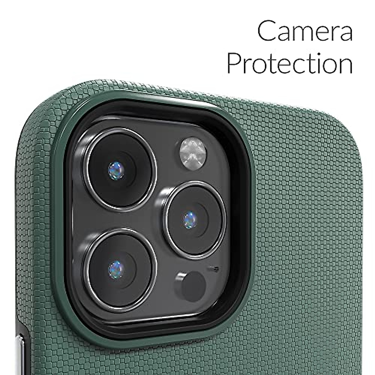 Crave Dual Guard for iPhone 13 Pro Max, Shockproof Protection Dual Layer Case for Apple iPhone 13 Pro Max (6.7") - Forest Green