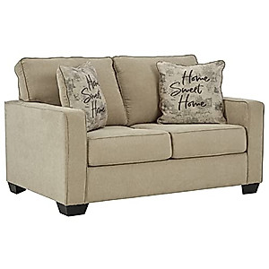 Signature Design by Ashley Lucina Loveseat, 60"W x 40"D x 38"H, Beige