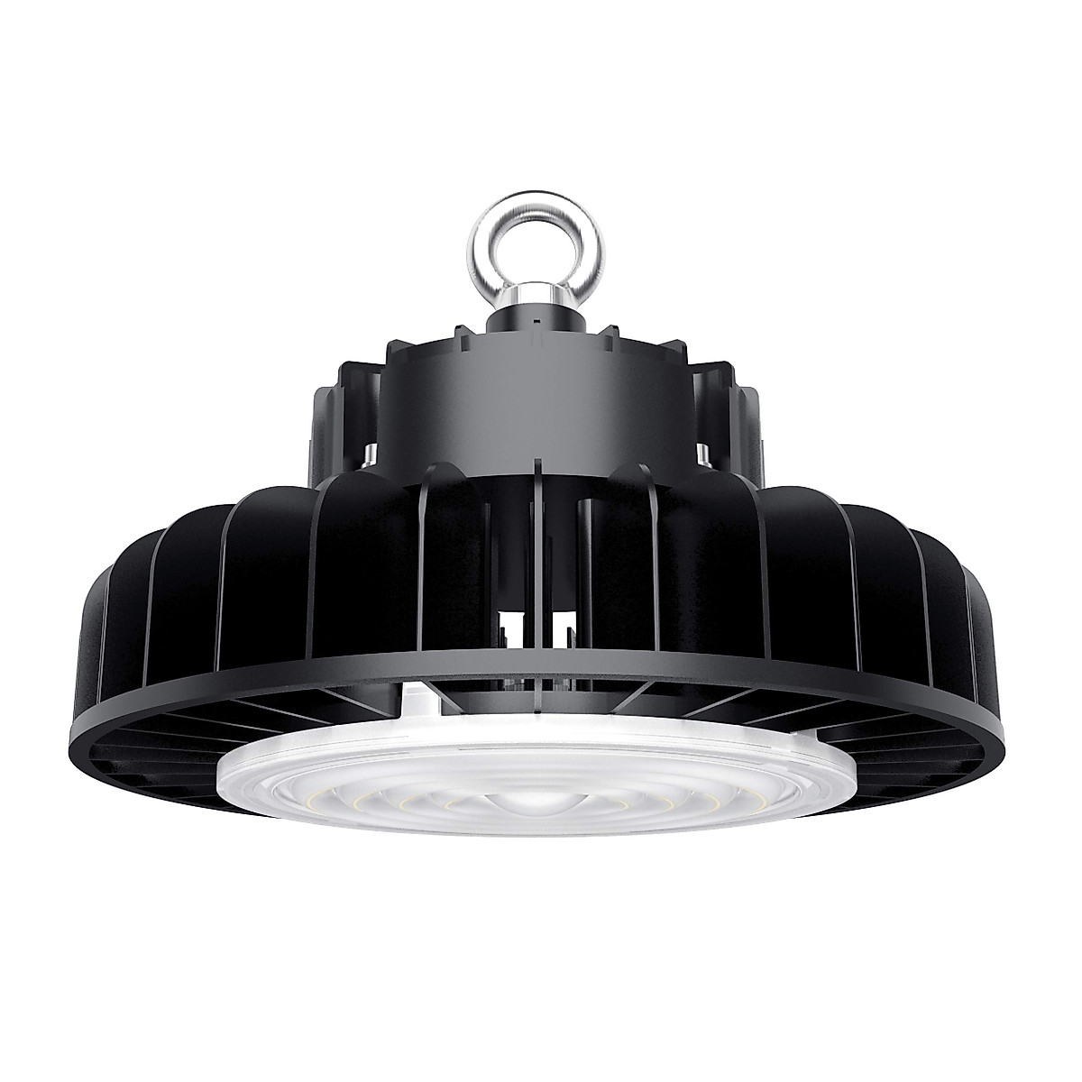 Nuvo 65/184 High Bay LED 150W 100-277V Dimmable 5000K Light, Black Finish, 19500 lumens