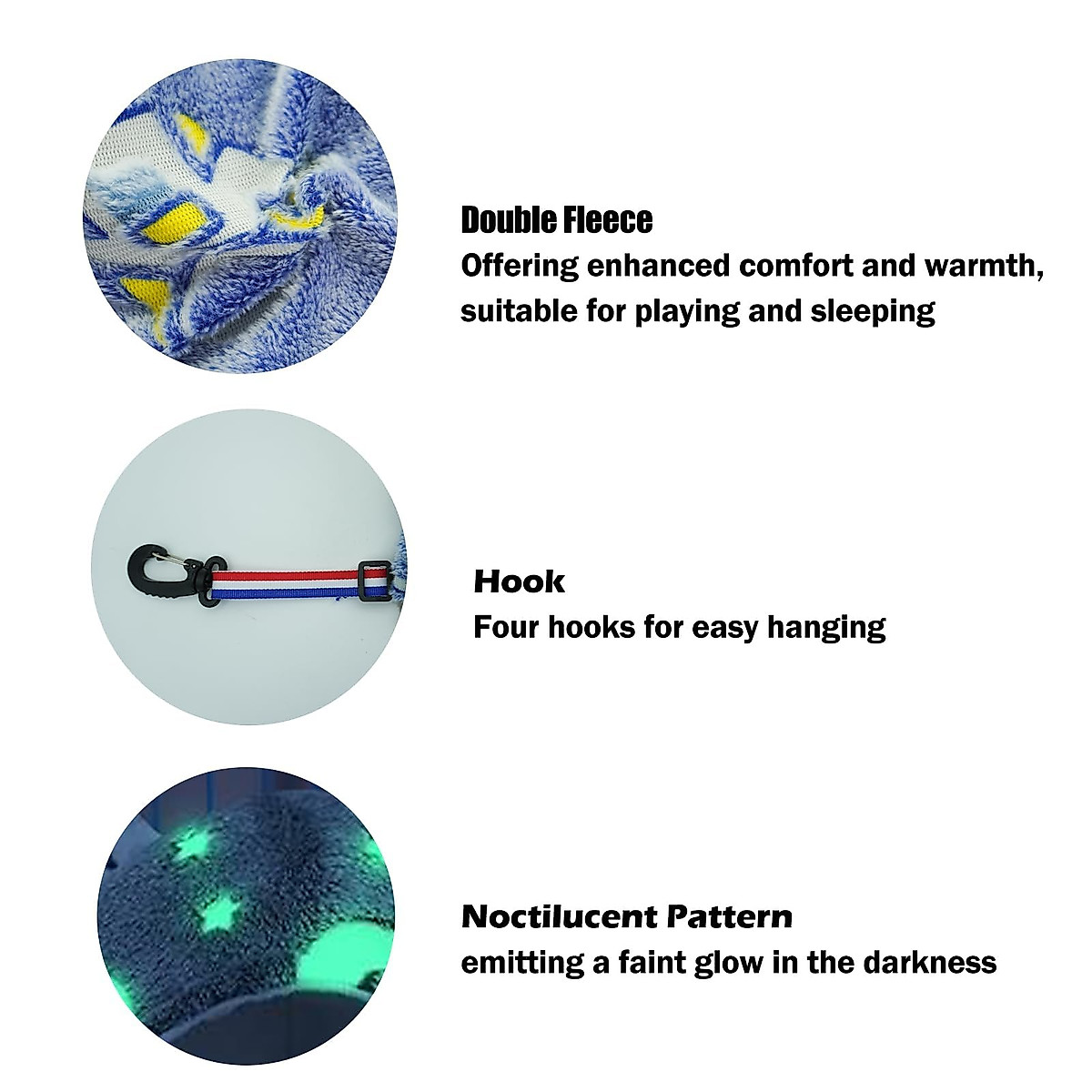 neolun Rabbit Bunny Bed Guinea Pig Bed Noctilucent Mats Plush Bunny Pad Mats Small Animal Dog Cat Bed Dog Crate Kennel Pad Mat Hamster Cozy Dog Bed Mat for Small Animal(Blue)