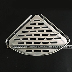 Cabilock Aluminum Basket Bathroom Corner Shelf Shower Gel Wall Shelf Holder Rack Bath Accessories