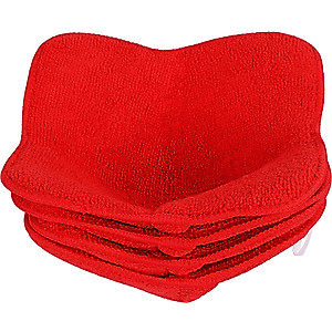 Majesty Trends Bowl Cozy Set of 4 Microfiber Huggers For Hot & Cold Bowls Microwave Safe Premium Quality Pot Holder This Heat Resistant Dishes Pads Can Use As Mittens (4 PCS)