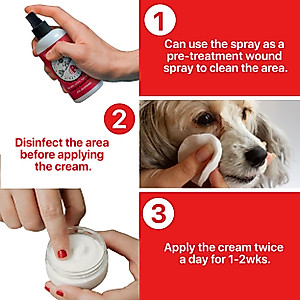Dr. Bailey's Miracle Cream - 2 OZ Topical Ointment | Hot Spot Treatment for Dogs, Cats, Animals | Dog Skin Irritation Treatment | Animal Wound Care