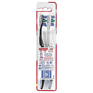 Colgate 360 Advanced Optic White Toothbrush, Soft, 2 Count
