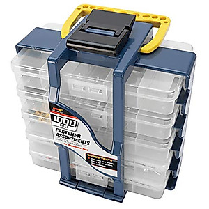 Performance Tool W5199 Organizer Tote with 1,000pc Home Fastener Assortments
