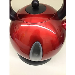 Black & Decker CK1500R Cordless Electric Dome Kettle, Red