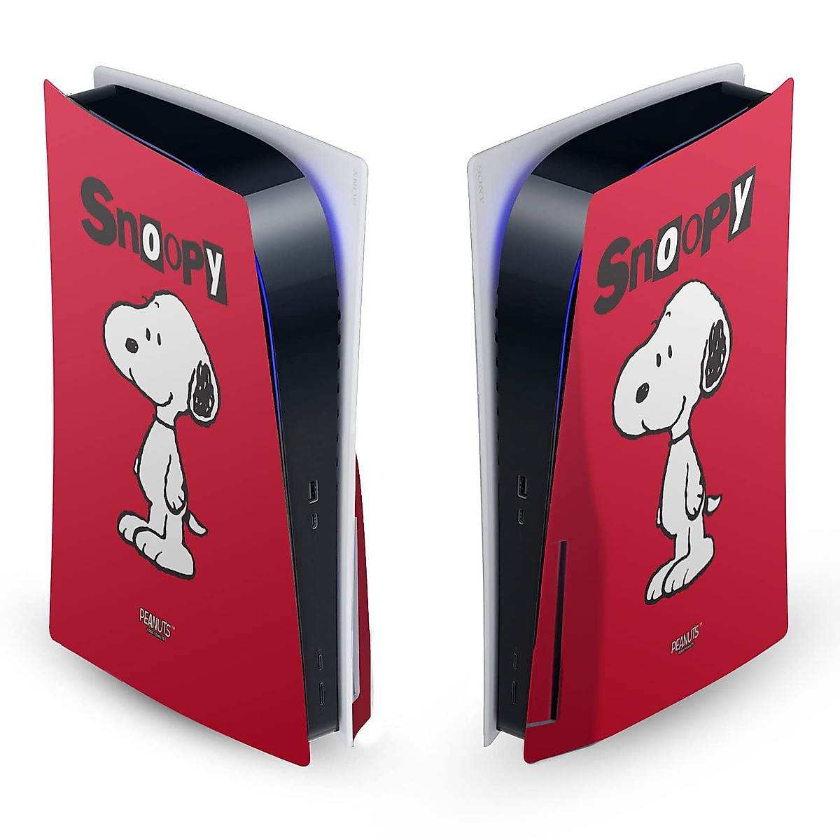 Head Case Designs Officially Licensed Peanuts Snoopy Character Graphics Vinyl Faceplate Sticker Gaming Skin Decal Cover Compatible With Sony PlayStation 5 PS5 Disc Edition Console