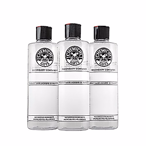 Chemical Guys ACC139 Secondary Container Dilution Bottle with Spout Cap, 16oz, 3 Pack