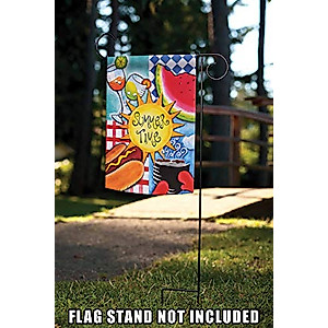 Toland Home Garden 112611 Summer Fun summer Flag 12x18 Inch Double Sided summer Garden Flag for Outdoor House Picnic Flag Yard Decoration