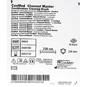Conmed Corp Channel Master Combination Cleaning Brushes, 230CM x 2.00MM, 000619 (Case of 50)