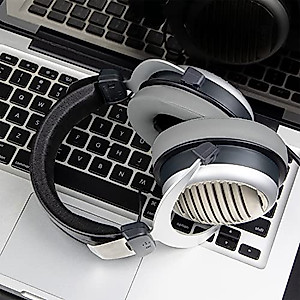 SOULWIT Cooling Gel Ear Pads Cushions for Beyerdynamic DT770/Pro DT880/Pro DT 990/Pro, Earpads for DT440/DT550/DT790/DT797/DT831/DT860/T70/T90/T5P/MMX300/TYGR 300R/HS200/HS400/HS800/RSX700 - Silver