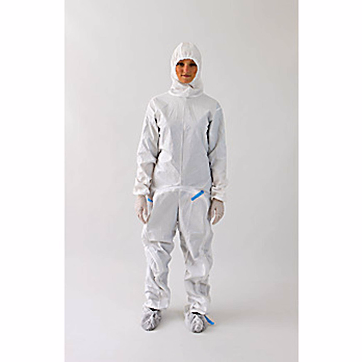 Ansell S-BDSH-6XL BioClean Drop-Down Garment with Hood, Anti-Static, White, Sterile, 6XL (Pack of 20)