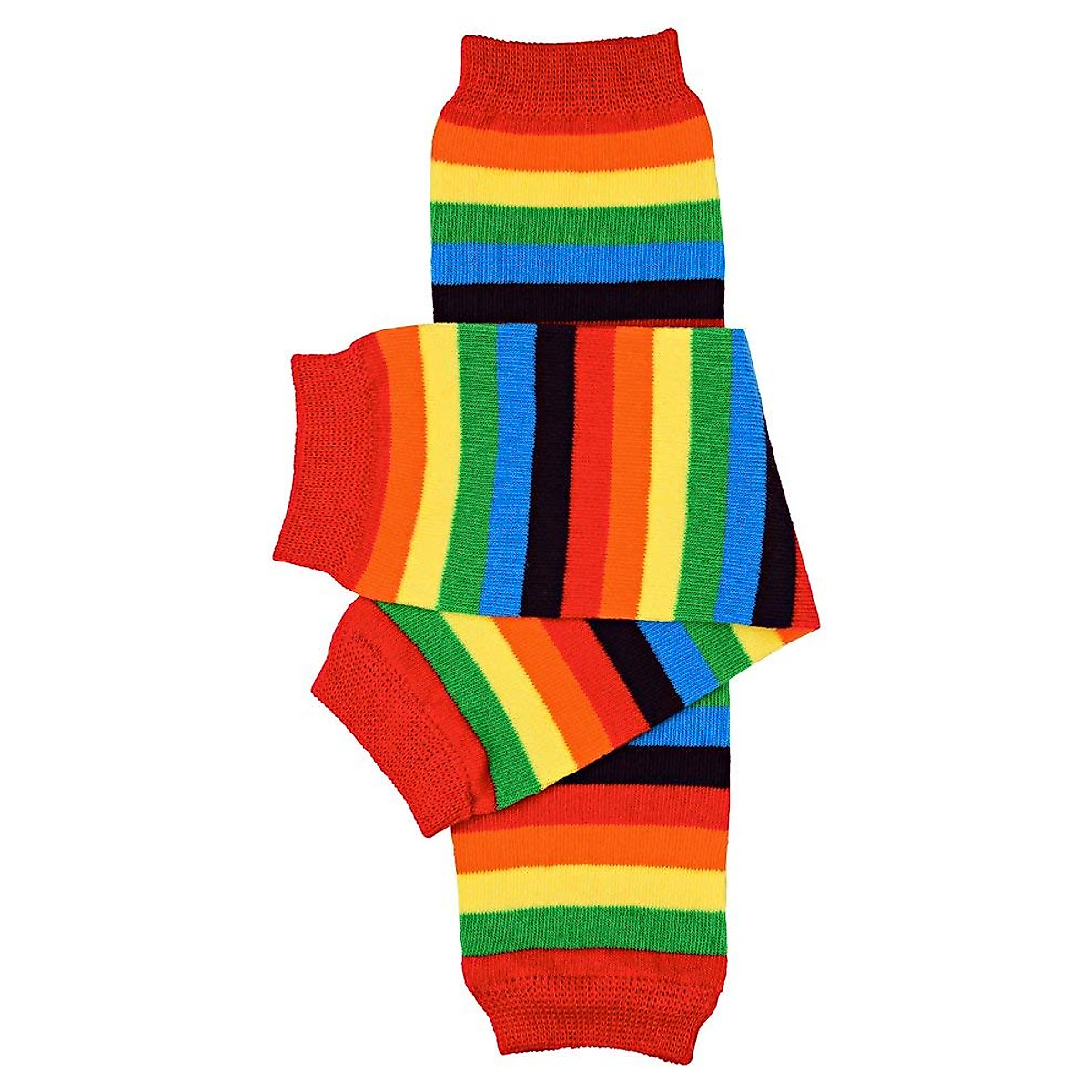 juDanzy Christmas and Halloween baby and toddler Leg Warmers for Girls and Boys (One Size, Rainbow stripe)