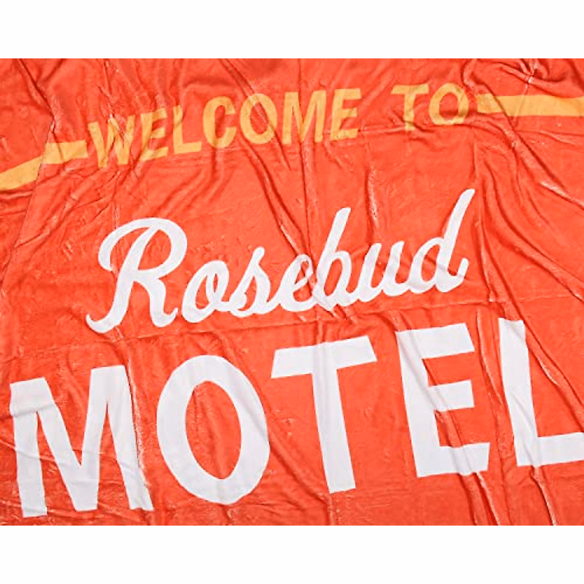CultureFly Schitt's Creek Rosebud Motel Plush Fleece Throw Blanket