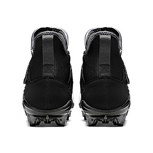 Nike Men's Alpha Menace Pro 2 D Football Cleats - Black/White,13M US