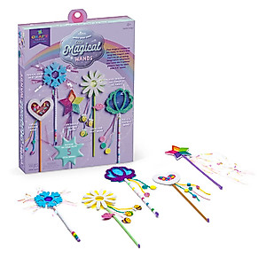 Craft-tastic — Make Your Own Little Magical Wands — Everything Included for 5 Fun DIY Magic Wands Art & Crafts Projects — Ages 4+