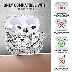 CULIPPA for Airpods 3 Case Cover Creative and Unique Design Airpods 3rd Generation Silicone Protective Case Portable & Shockproof for Women Men with Lanyard for Apple Airpods 3rd 2021