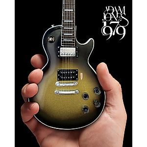 AXE HEAVEN Adam Jones Les Paul Custom Silverburst Mini Guitar 1:4 Scale Replica
