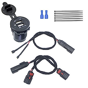 860201261 USB Plug with Dual Ports for Renegade g4 850 xrs 2017-2022, Replacement for REV Gen4 USB Power Outlet Kit