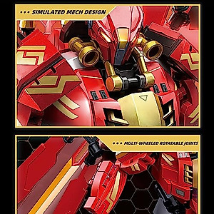 Athena Battle Angel Action Mech Model Set, 511PCS Mecha Action Figure Building Kit, Perfect Cool Robot Gift for Christmas Birthday Reward Surprise | Compatible with Lego Marvel |