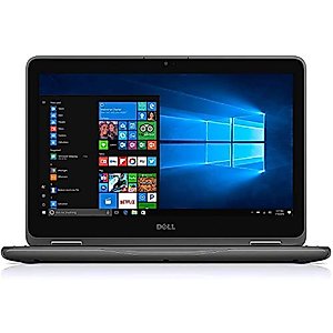 Dell Latitude Touch 3190 2-in-1 PC Intel Quad Core up to 2.4Ghz 4GB 64GB SSD 11.6inch HD Touch Gorilla Glass LED WiFi Cam HDMI W10 Pro (Renewed)