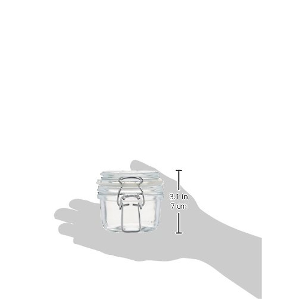 Bormioli Rocco Fido Clear Jar, 4.25 Oz. (141370M04321990)