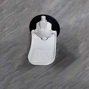 Shower Step for Shaving Legs, Non - Slip Suction Cup Foot Rest Shower Shaving Leg Assist, Foot Stand for Shower, Easy Installation and Removal Very Suitable for Traveling(White)