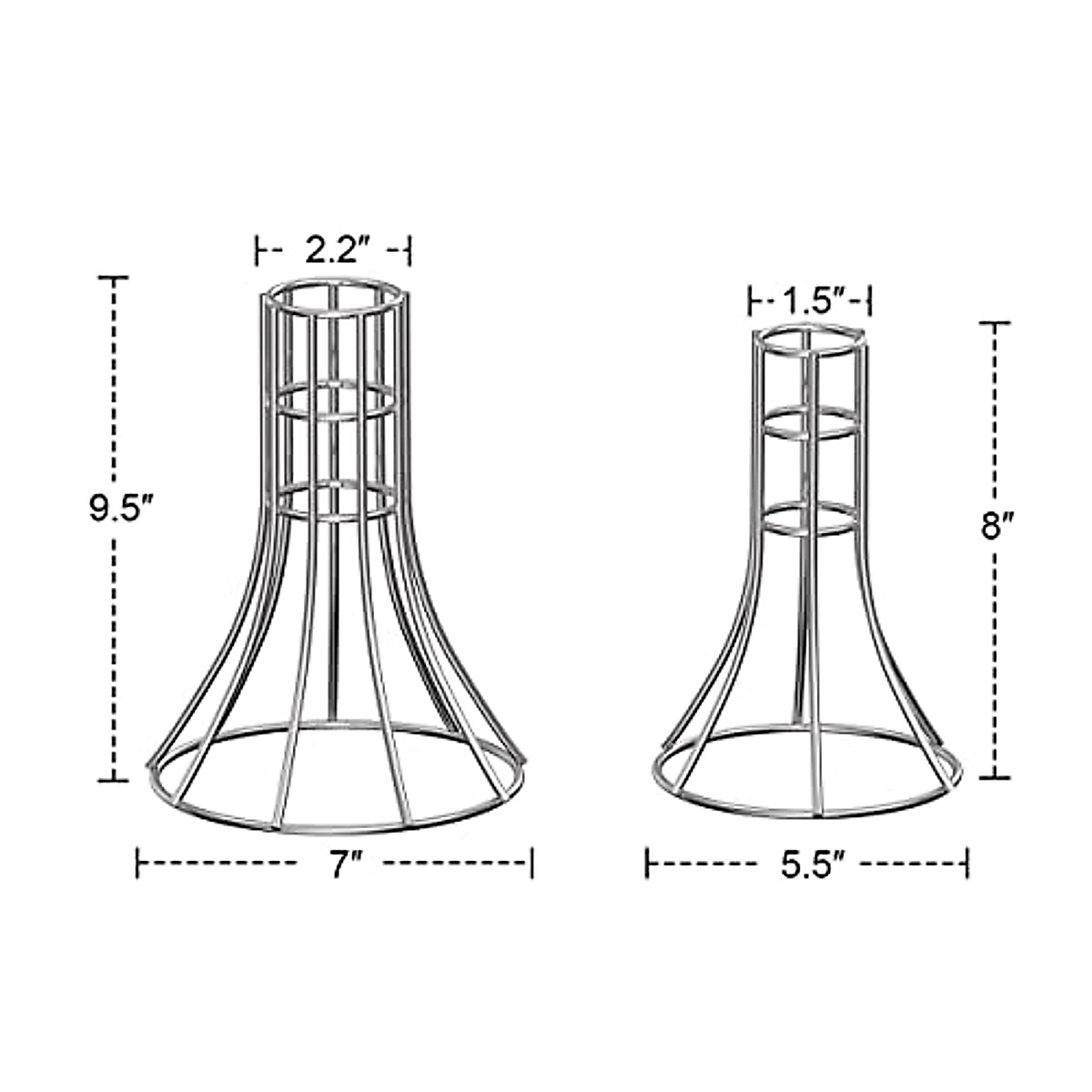 ODIEE Turkey Rack/Beer can Chicken Holder,Big Green Egg,Weber Accessories,Vertical Chicken Rack, Roaster Chicken Roasting Stand Chicken Holder, (8" + 9.5")