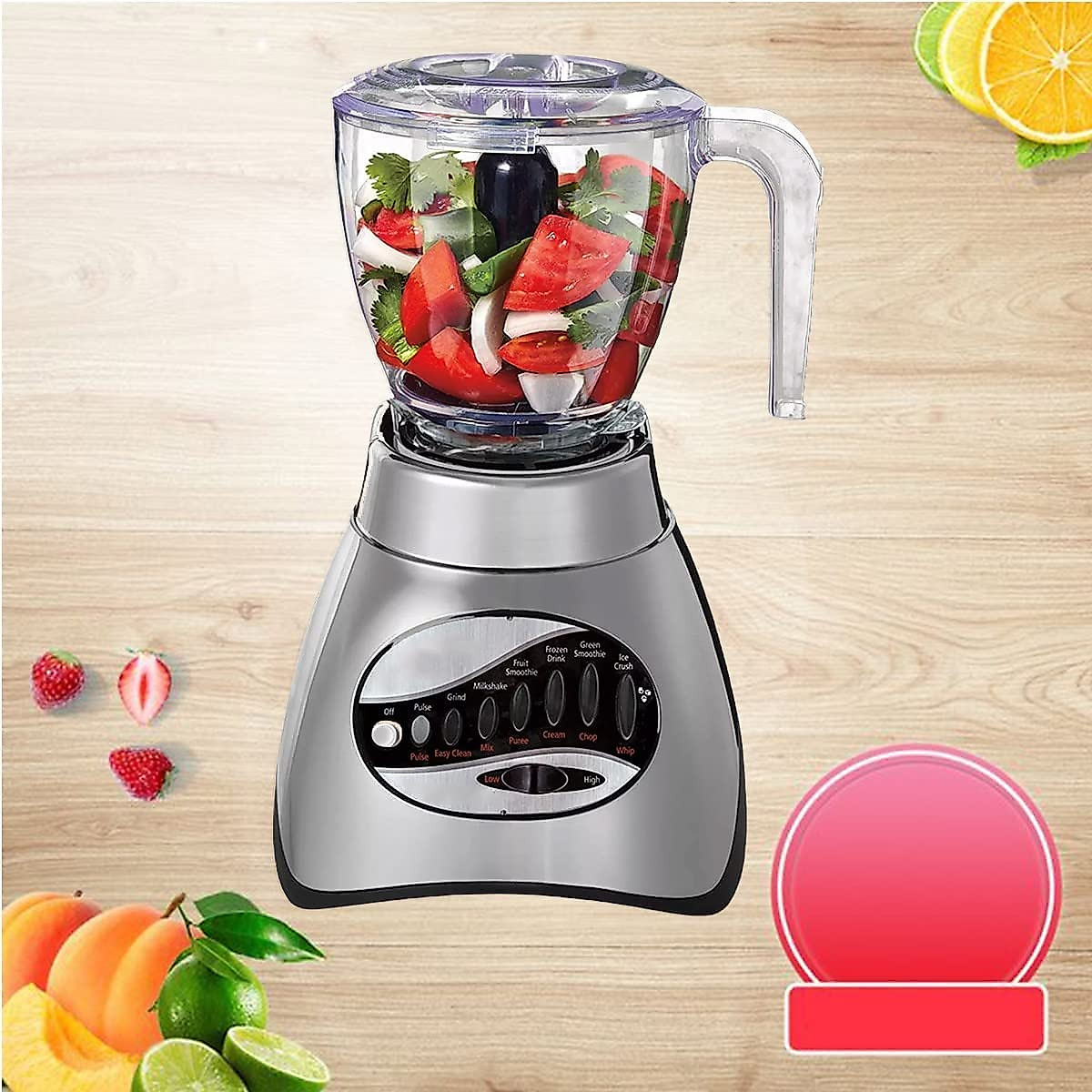 16 different Speeds Blender - with Glass Jar, Black, 700w