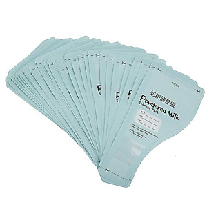 Yosoo 30Pcs Milk Powder Storage Bags, Portable Feeding Milk Powder Storage Pack Disposable Milkpowder Pouches for Travel Trip, Blue