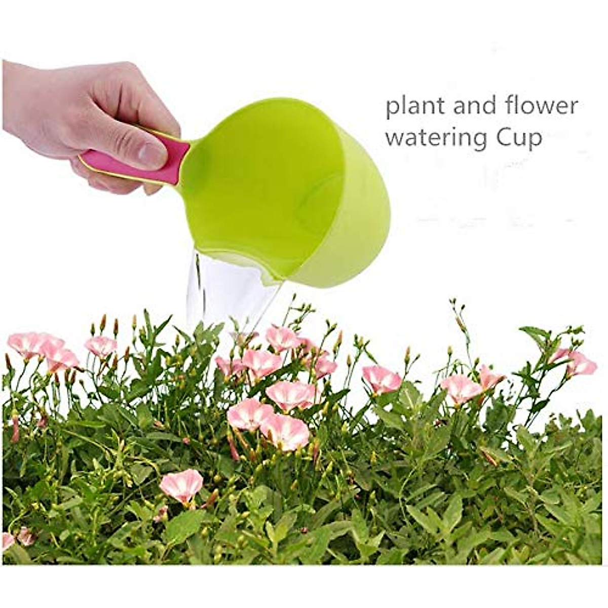 Baby Bath Waterfall Rinser, RainbowBaby Shampoo Rinse Cup Head Washing Baby Tub Water Scoop, Tear-Free Baby Bath Mug (Green)