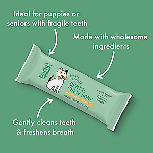 Dr. Mercola Dental Chew Bones, Small, 12 Bones, Non GMO, Gluten Free, Soy Free