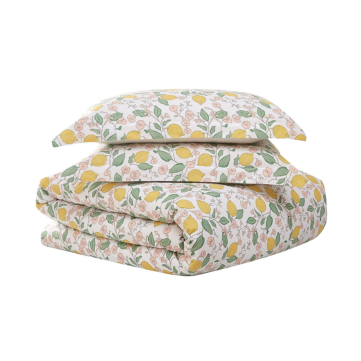Brooklyn Loom Lemon Verbena 3-Piece Full/Queen Duvet Cover Set (DCS3577FQ-1800)