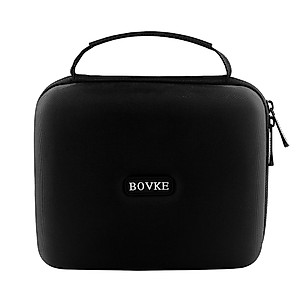 BOVKE Hard Drive Case for WD Elements My Book Seagate Expansion Desktop External Hard Drive HDD 6TB 8TB 10TB 12TB 14TB 16TB 18TB, 3.5 Inch Portable Desktop HDD Carrying Case, Black